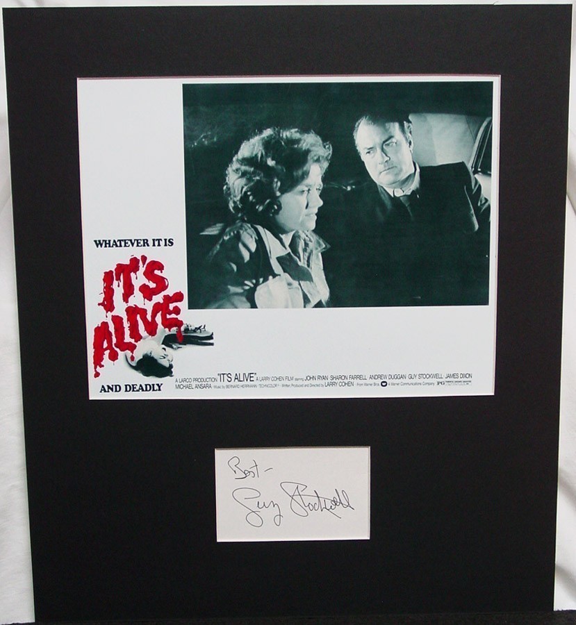 Guy Stockwell Autograph Matted